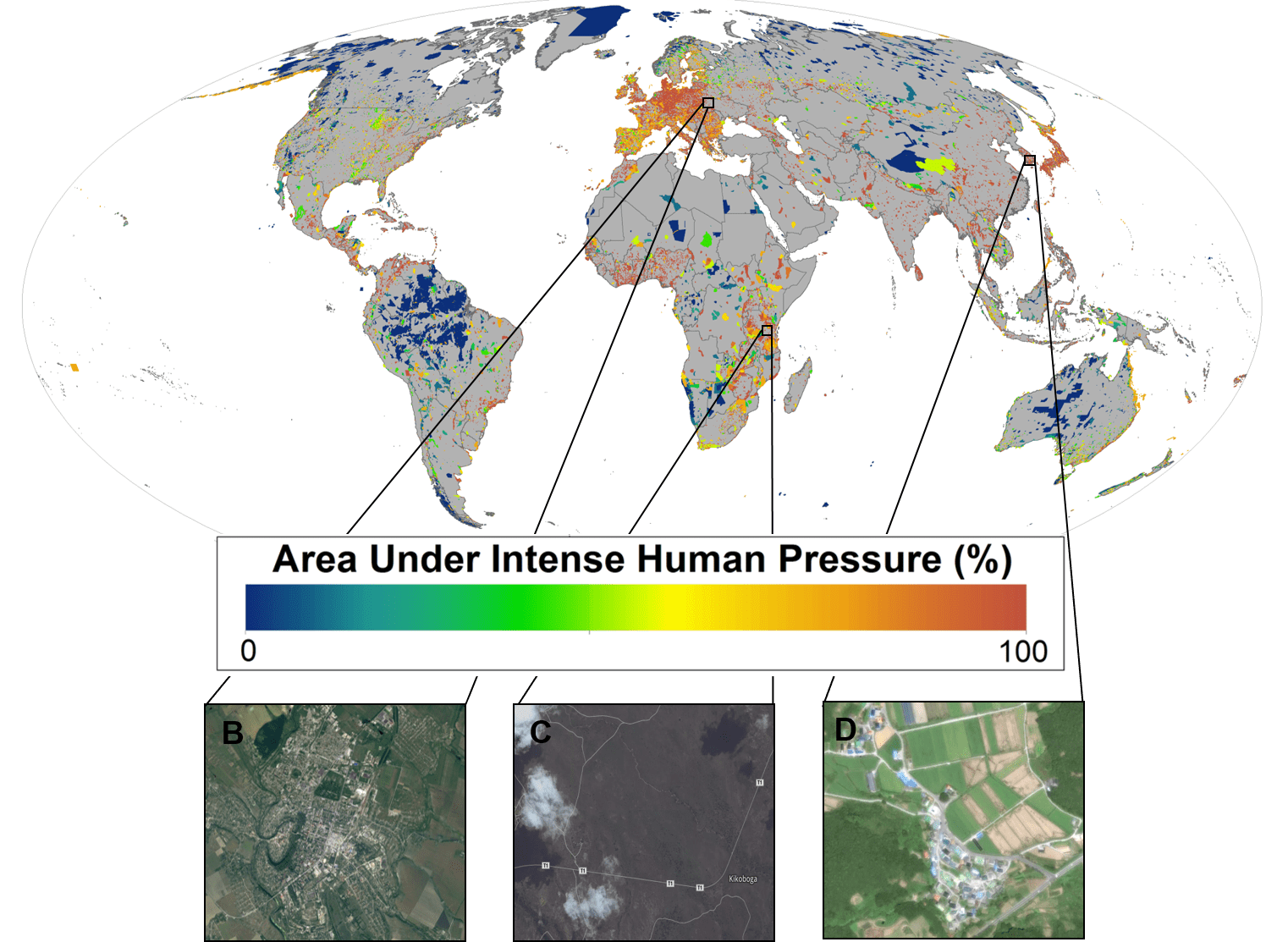 Intense Human Pressure Threatens One-third of Protected Areas